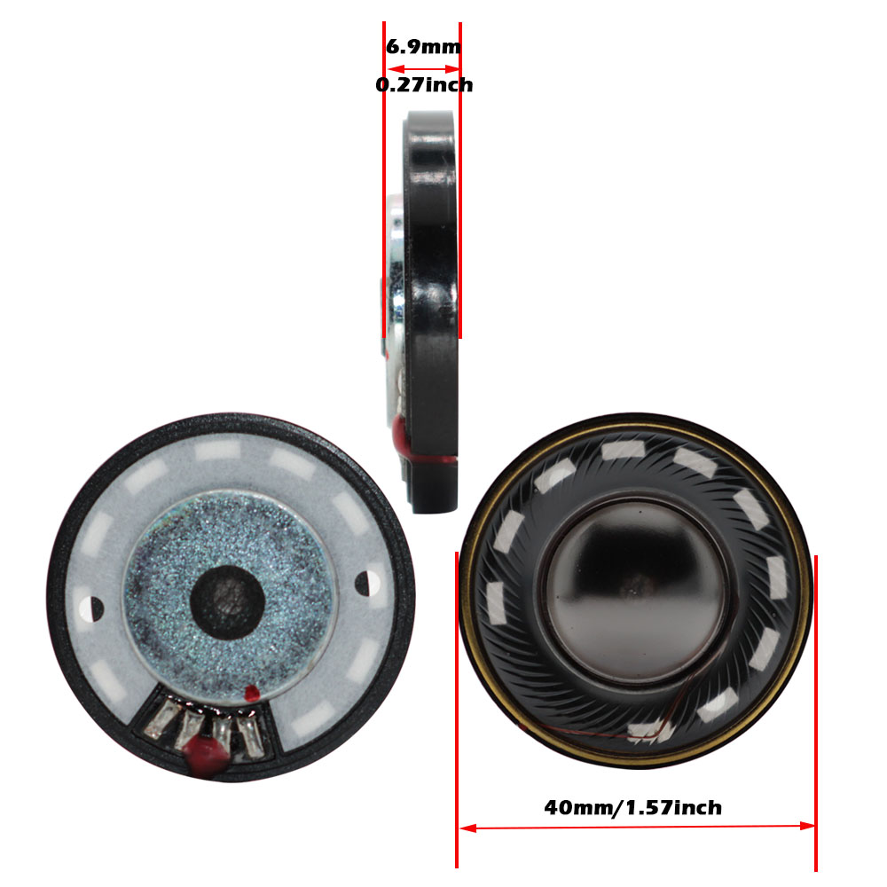 40MM 32 OHM Speaker Unit Driver SONY MDR-7506 MDR-V6 MDR-V55 - Earpadfix