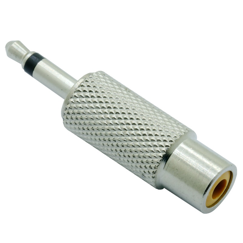 Adapter 3.5mm Mono Male Plug to RCA Connector Female Jack Audio 3.5 ...