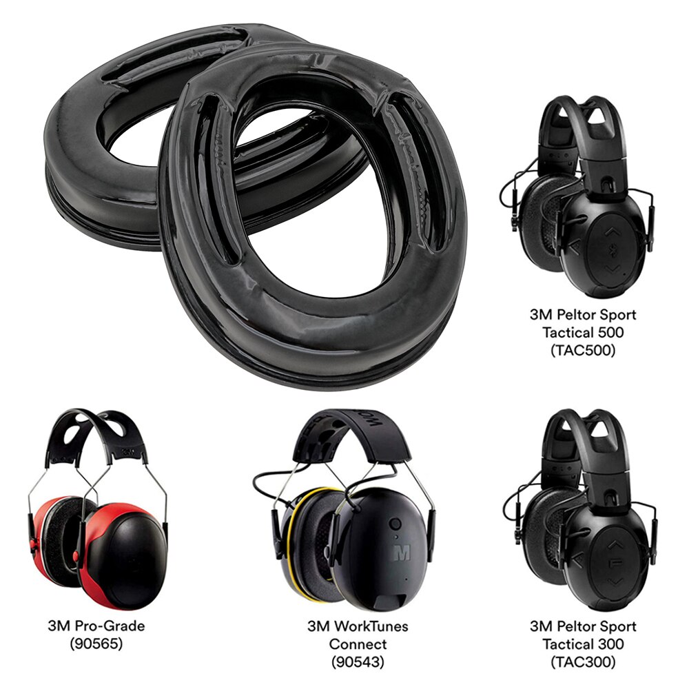 Gel Ear Pads 3M Peltor Sport TACTICAL Hearing Protection Headset Anti ...