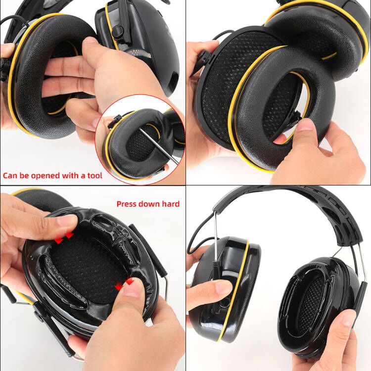 Gel Ear Pads 3M Peltor Sport TACTICAL Hearing Protection Headset Anti ...