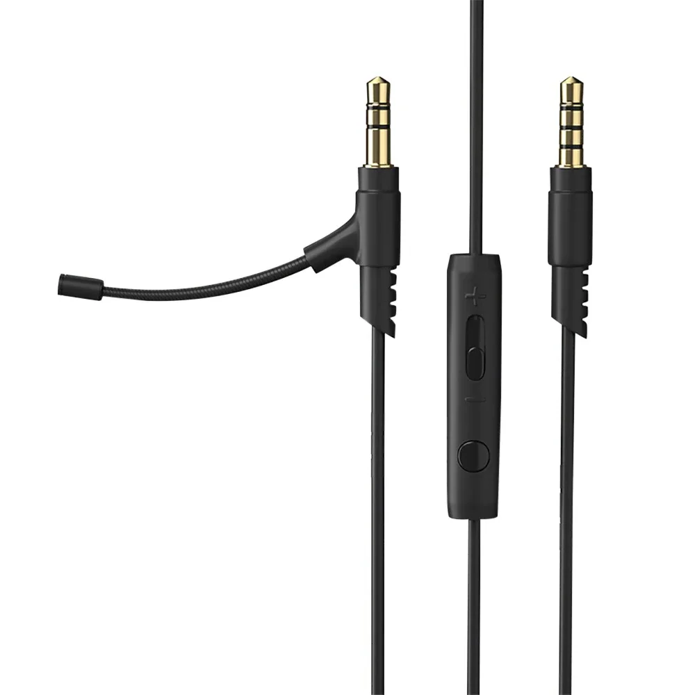 Audio Cable Mic Microphone Vol Control For V-Moda Crossfade M-100 M-200 ...