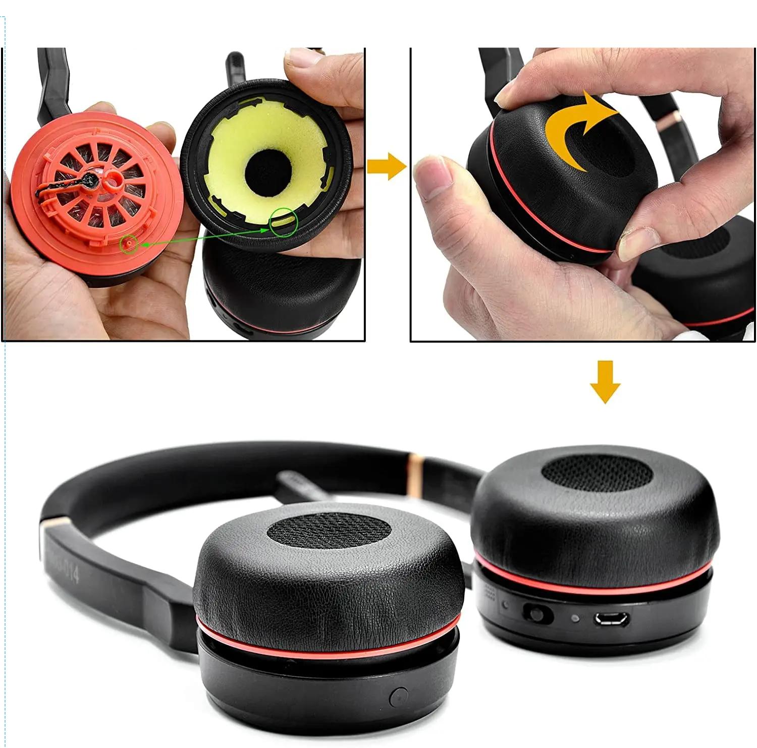 Jabra Evolve 75/75+ /75 UC / 75 MS / 75 SE Wireless Headphones HSC040W ...