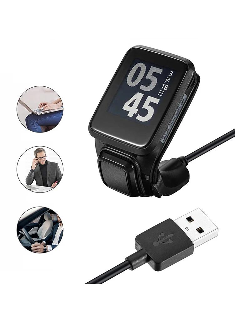 TomTom Spark 3 Smart Watch Chargers Dock Adapter 1m USB Charging Cable ...